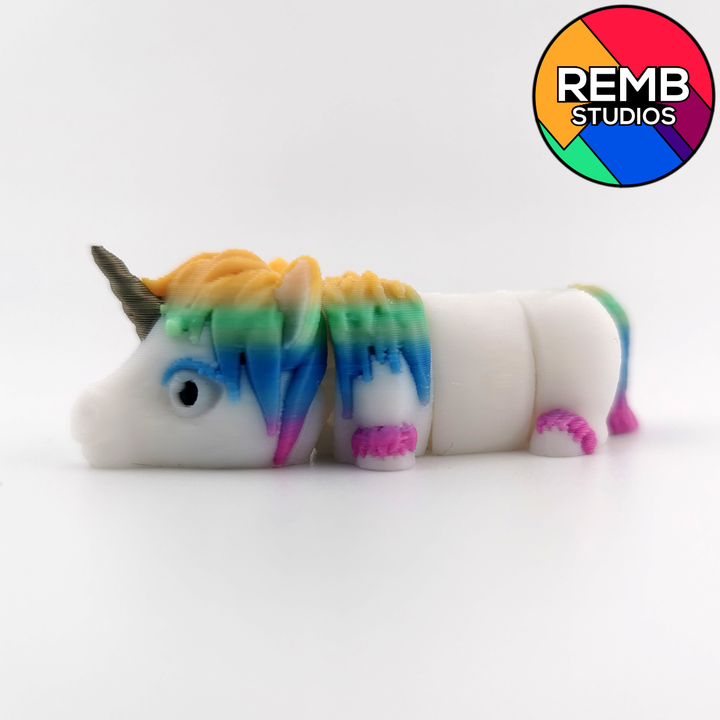 3D Printable Cute Flexi Unicorn | Articulated Unicorn by RembStudios